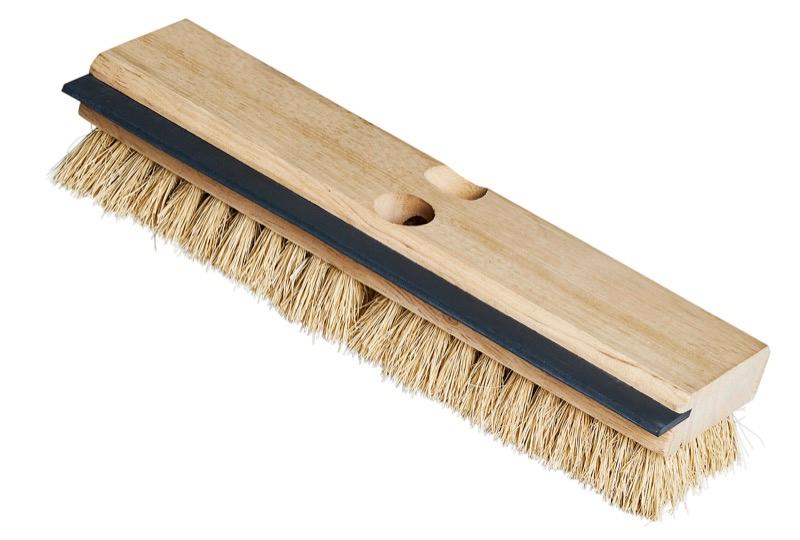 11" Wood Deck Brush With Squeegee - Tampico | M2 Professional
