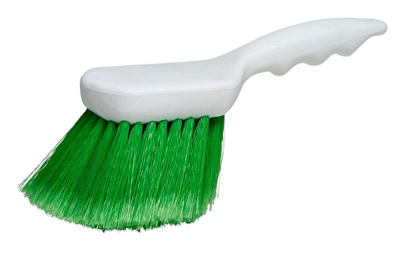 9" Detail Brush With Green Flagged Poly Bristles | M2