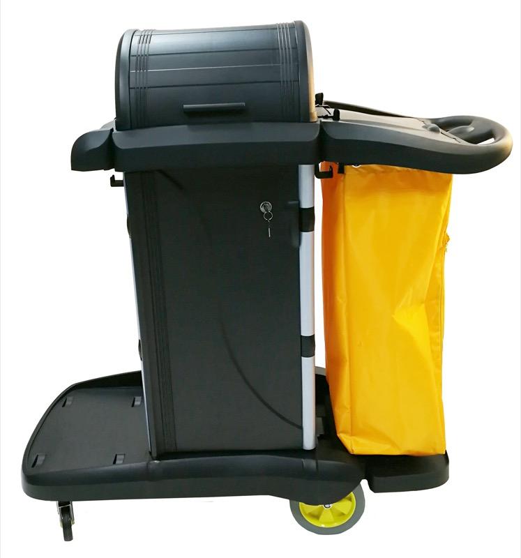 High-Security Janitor Cart With Wheels | M2 Professional