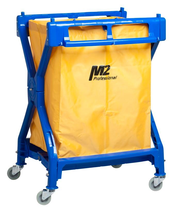 X-Frame Collapsible Laundry Collection Cart | M2