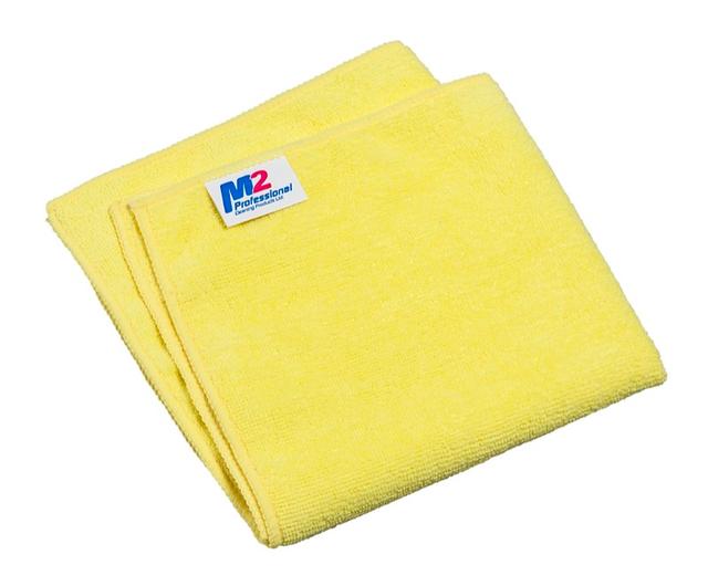 14" x 14" All-Purpose Microfiber Cloths, 240 gsm | M2 Professional