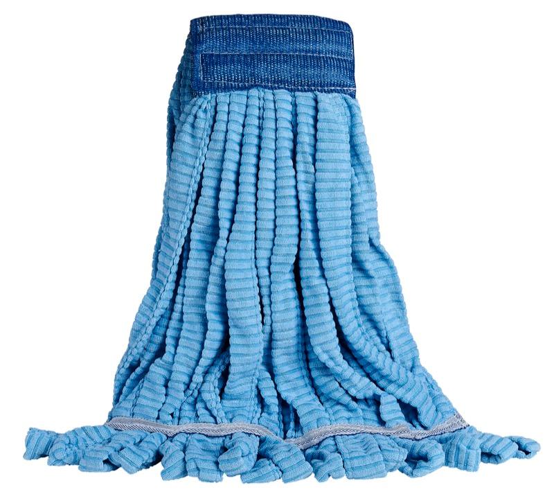 Tube Wet Mop Head in Microfibre with Loop Style Ends