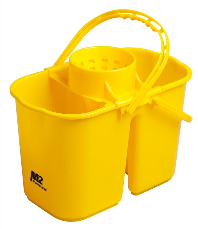 Double Mop Bucket with Sliding Cone Wringer | M2