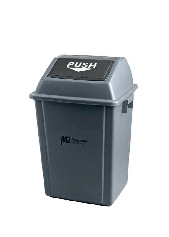 EZ-Push Garbage Container with Lid | M2 Professional