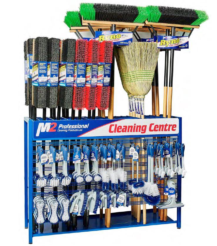 M2 Cleaning Centre Metal Retail Display